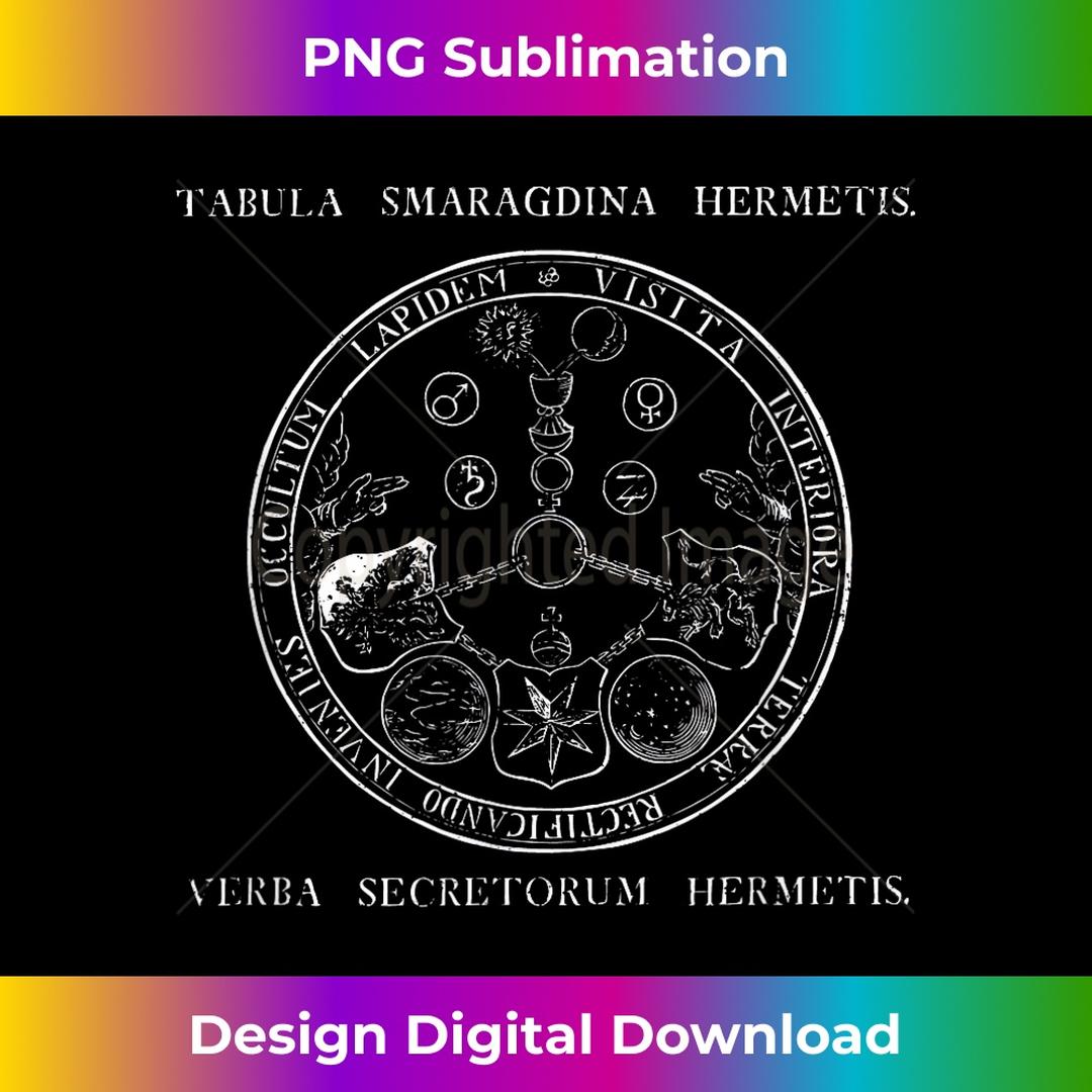 Emerald Tablet of Hermes Hermetic Alchemy Emblem - High-Reso | Inspire ...