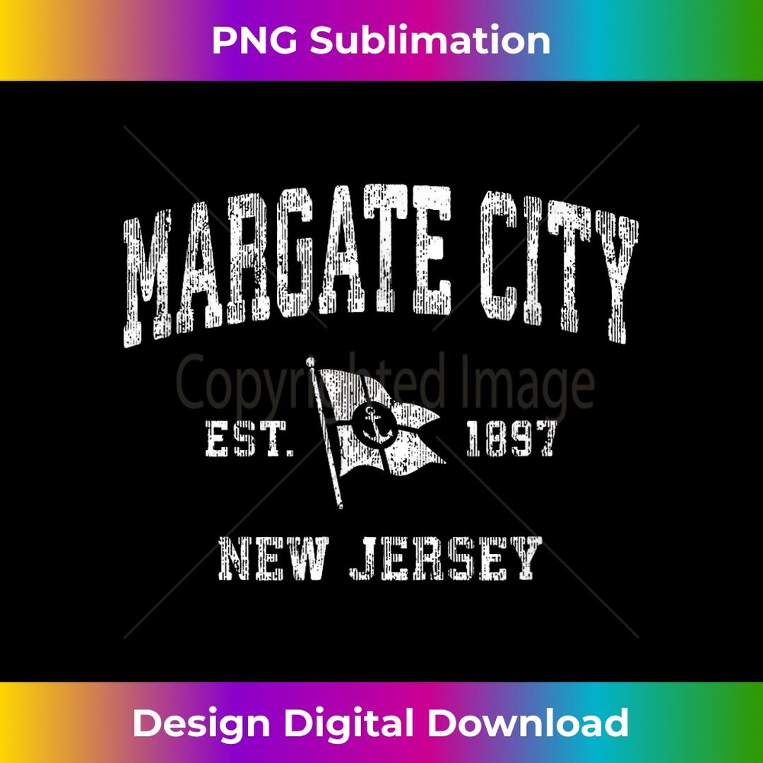 Margate City New Jersey NJ Vintage Boat Anchor Flag 1 - Deco | Inspire ...