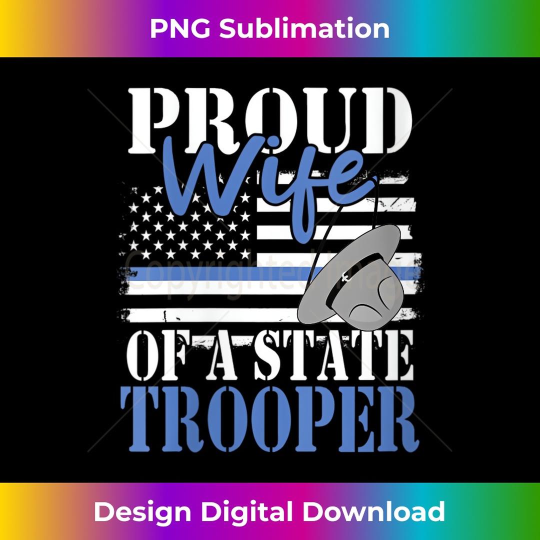 Womens Proud Wife of a State Trooper Police Officer Graduati | Inspire ...