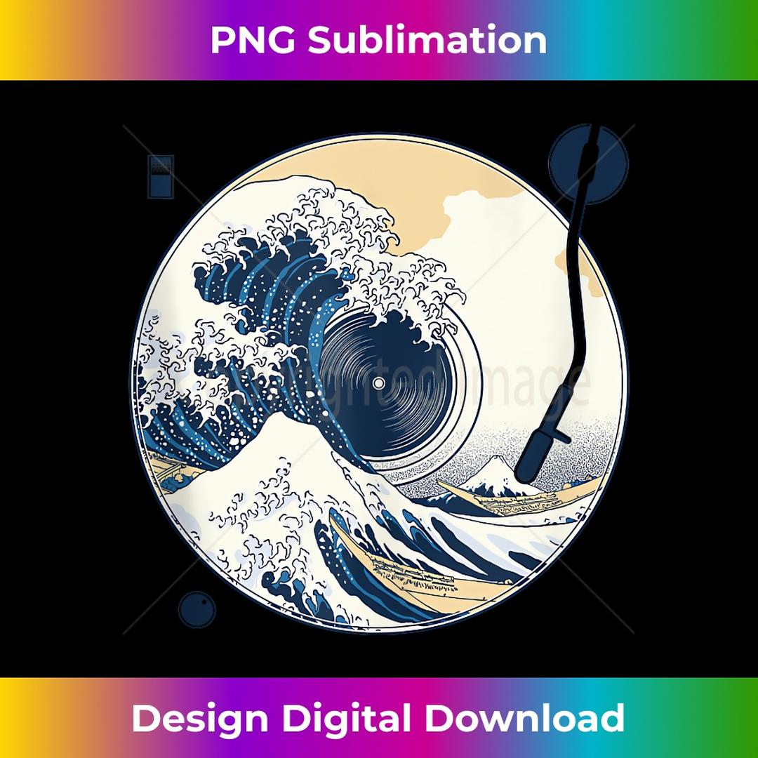 The Great Wave Music Record Japanese Otaku Art Graphic 2 - R | Inspire ...
