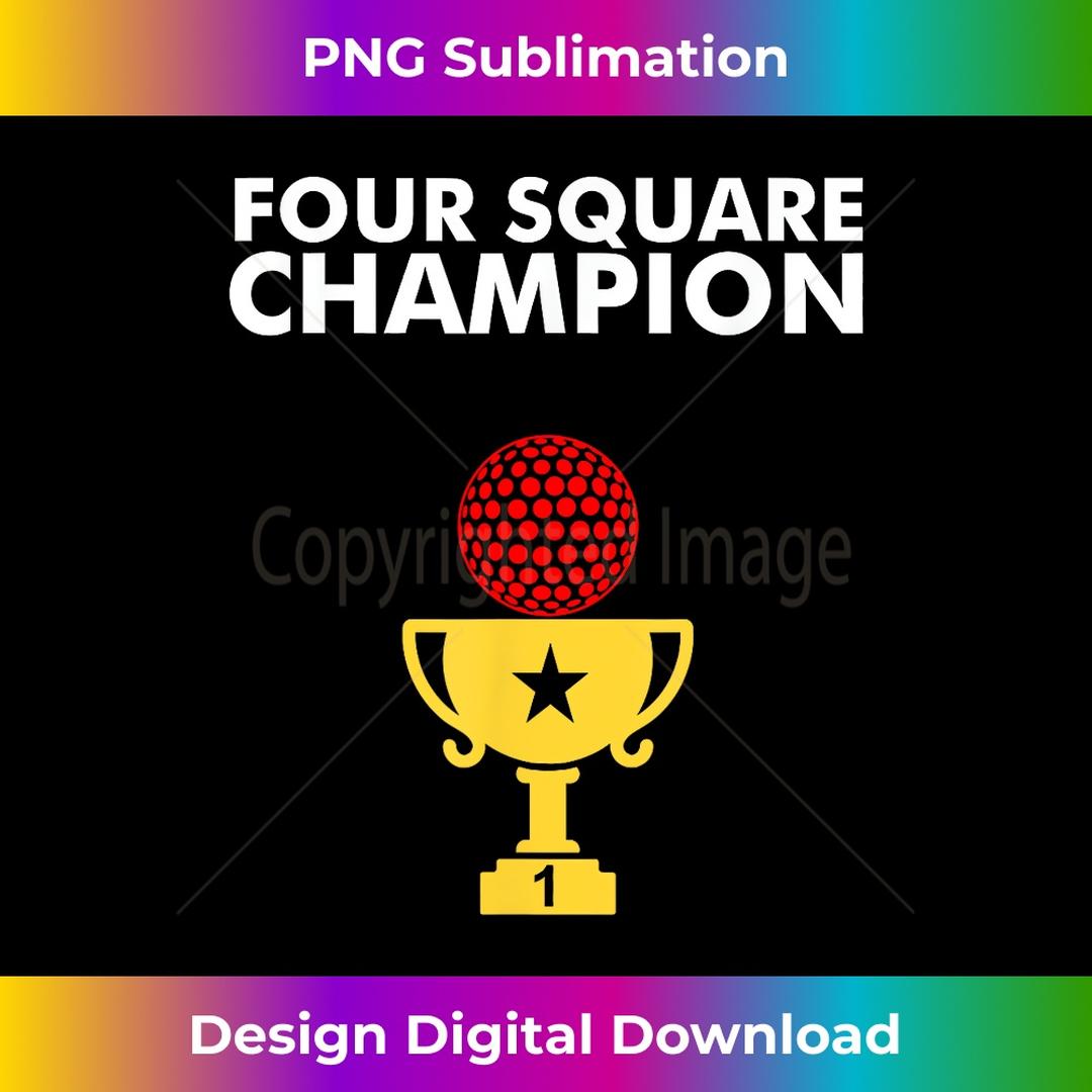 Four Square Champion T for 4 Square Players - Unique Sublima | Inspire ...