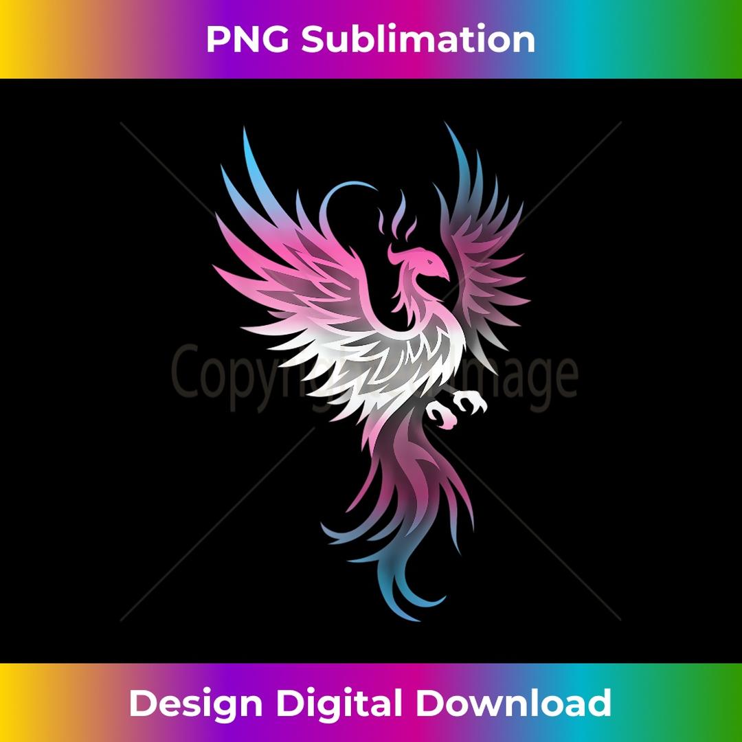 Transgender Phoenix Bird Trans Pride Flag Rising From Ashes | Inspire ...