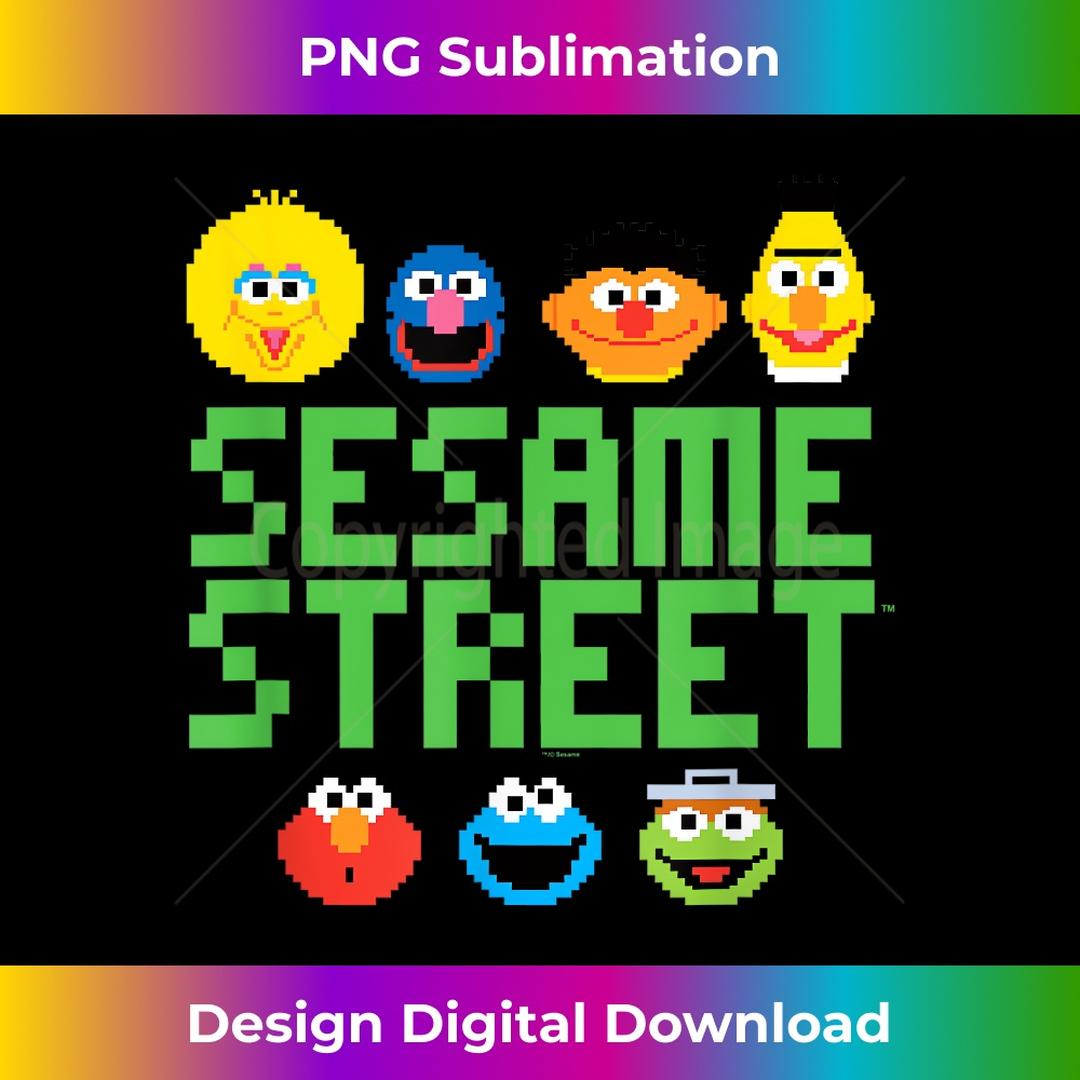 Sesame Street Pixel Group 1 - High-Resolution PNG Sublimatio | Inspire ...