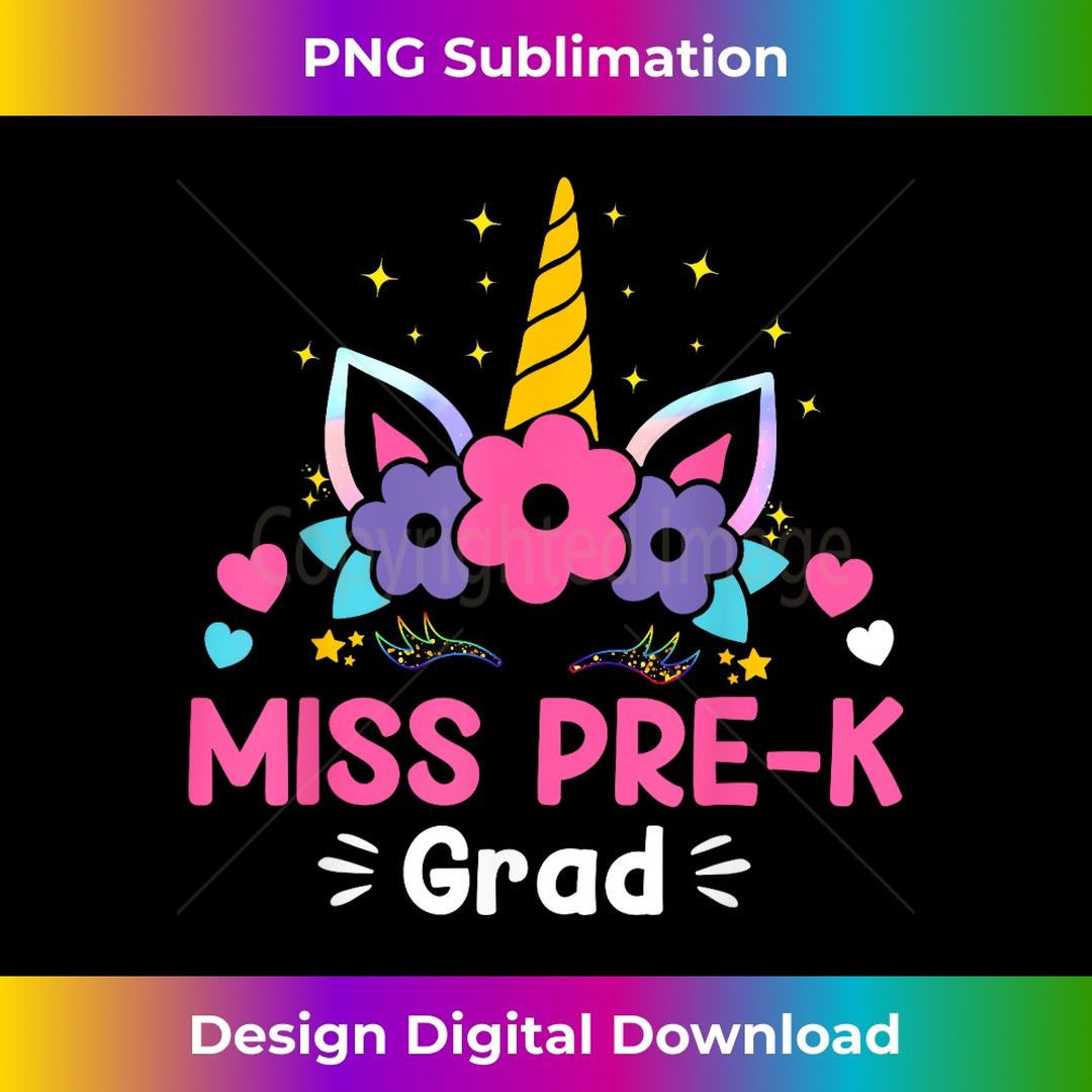 Unicorn Miss Pre-k Grad Preschool Graduation Girls 1 - Creat - Inspire ...