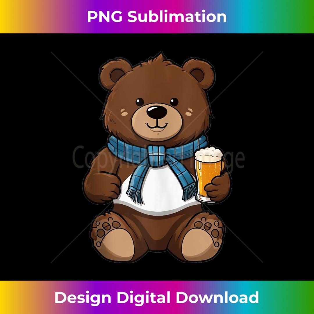 Teddy Bear Has a Beer in His Paws - Men's Day Father's Day 1 | Inspire ...
