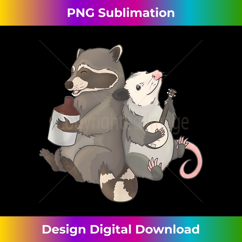 Opossum and Raccoon playing banjo and jug instruments 1 - Hi | Inspire ...
