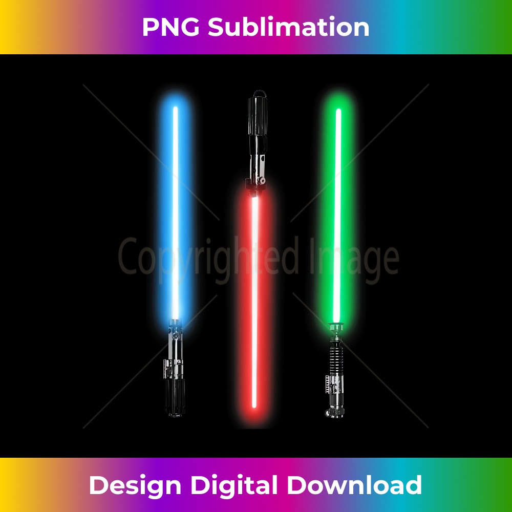 Star Wars Blue Red Green Lightsabers 1 - Premium PNG Sublima | Inspire ...