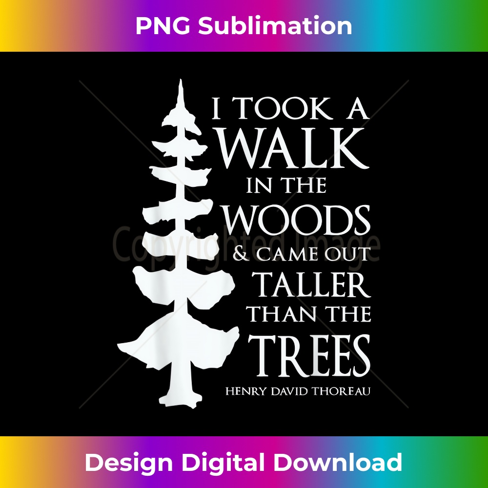 H.D. Thoreau Motivational Sayings Walk in the Woods - Instan | Inspire ...