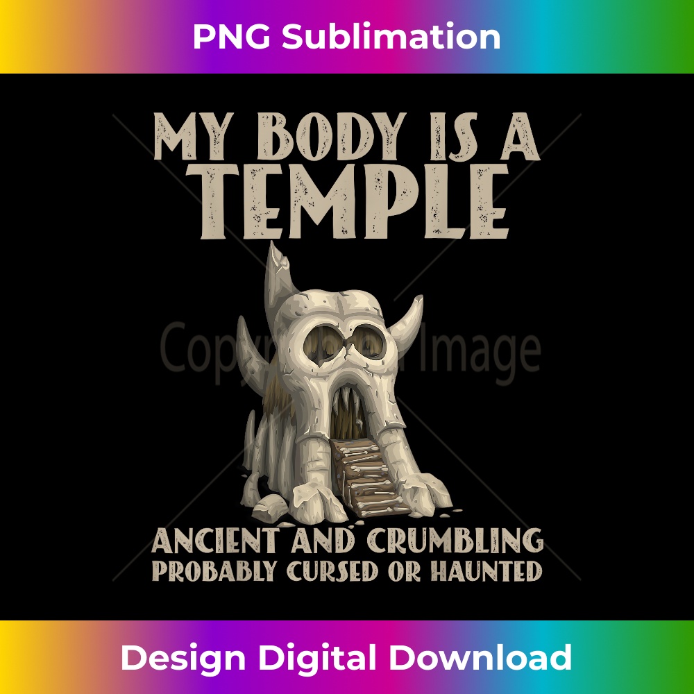 My Body Is A Temple Ancient And Crumbling Skull 1 - Digital | Inspire ...