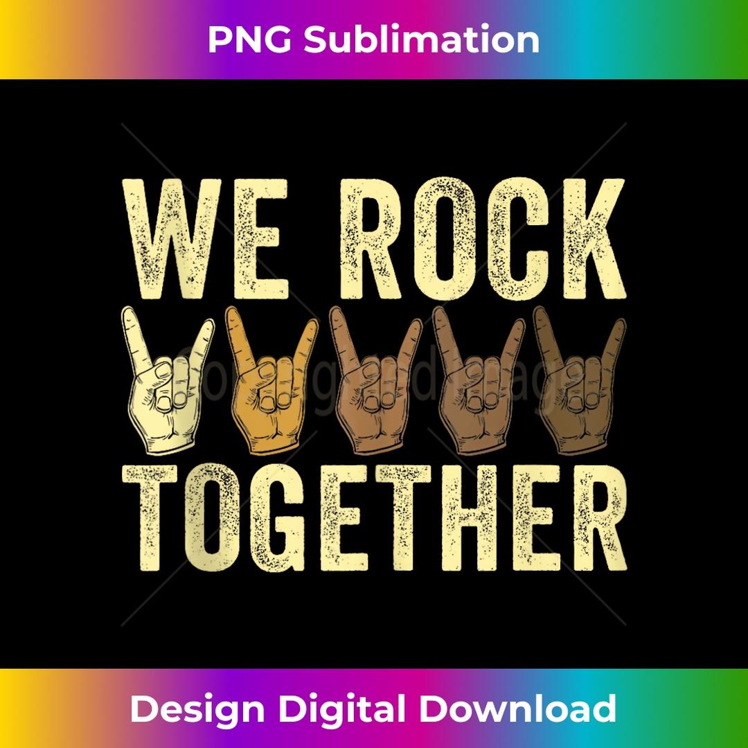 Funny We Rock Together - Retro PNG Sublimation Digital Downl - Inspire ...