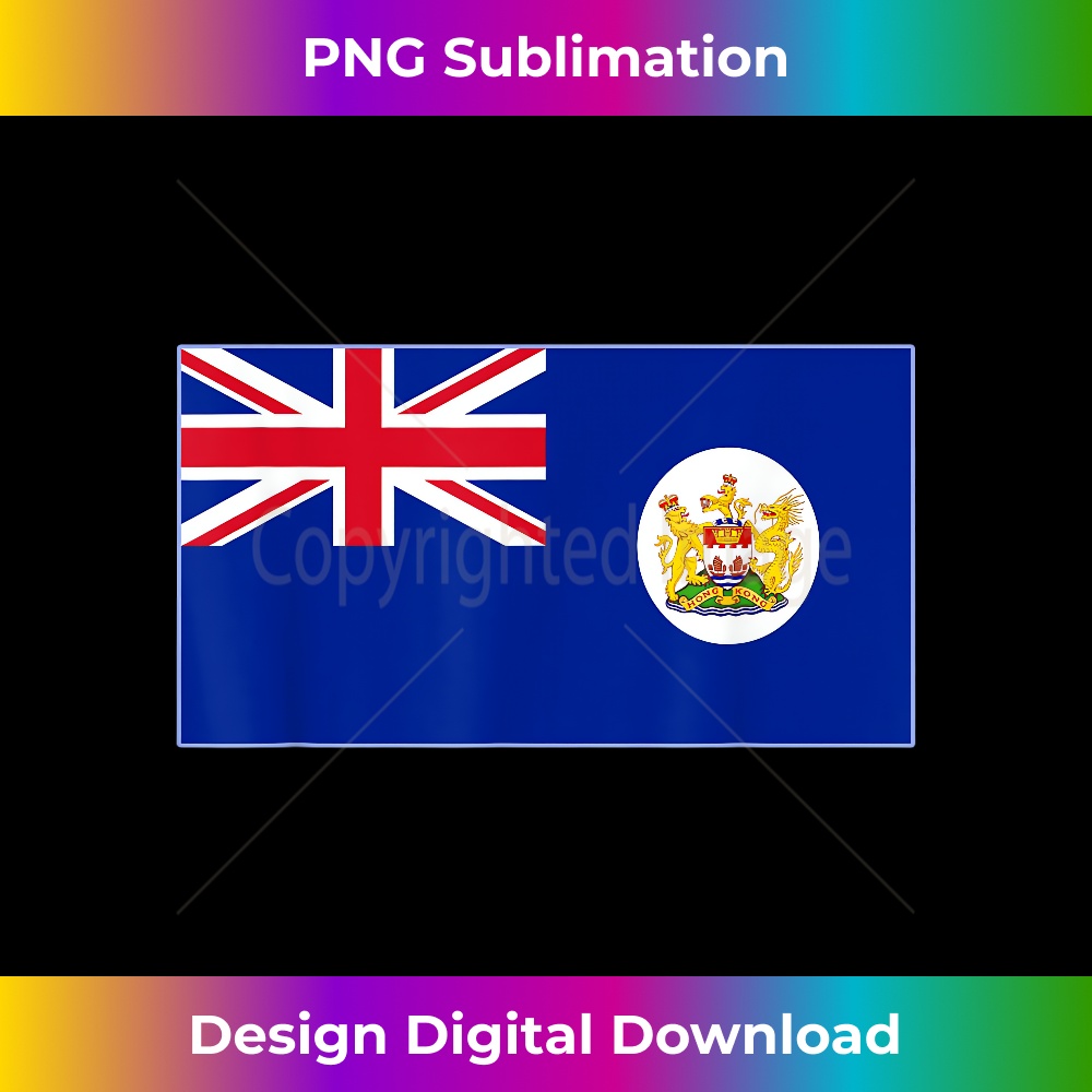 Hong Kong British Colonial Flag - Modern Sublimation PNG Fil | Inspire ...
