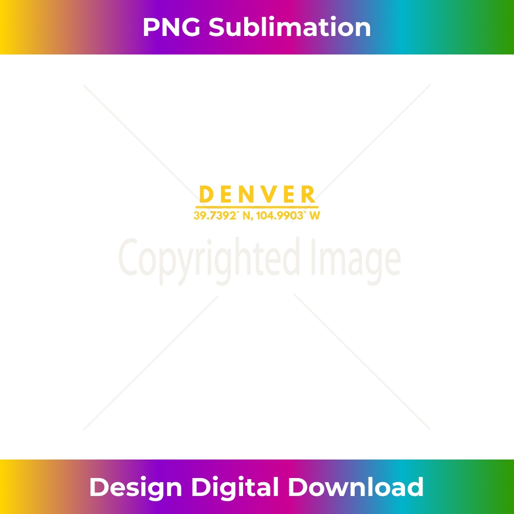 Denver CO Fans Latitude Longitude - Special Edition Sublimat | Inspire ...