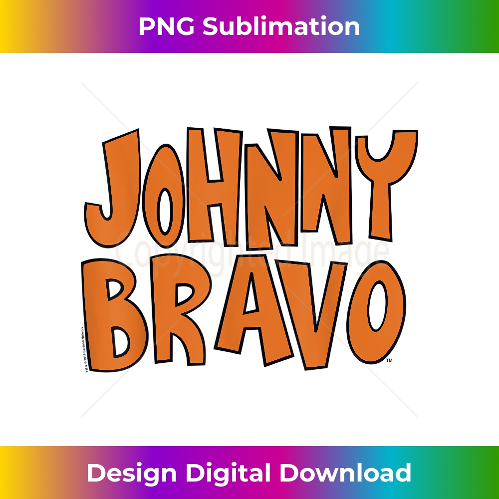 CN Johnny Bravo Orange Logo - PNG Sublimation Digital Downlo | Inspire ...