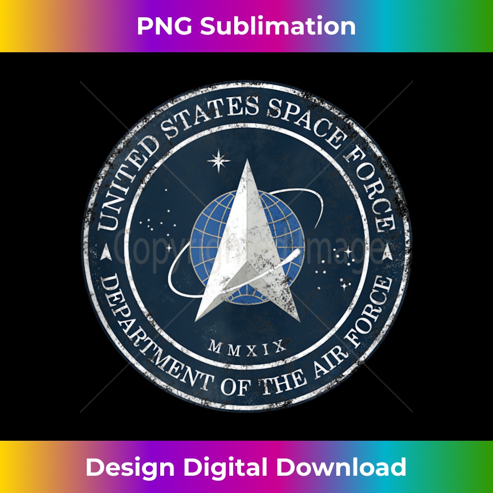 Vintage Distressed United States Space Force Logo USSF Tank | Inspire ...