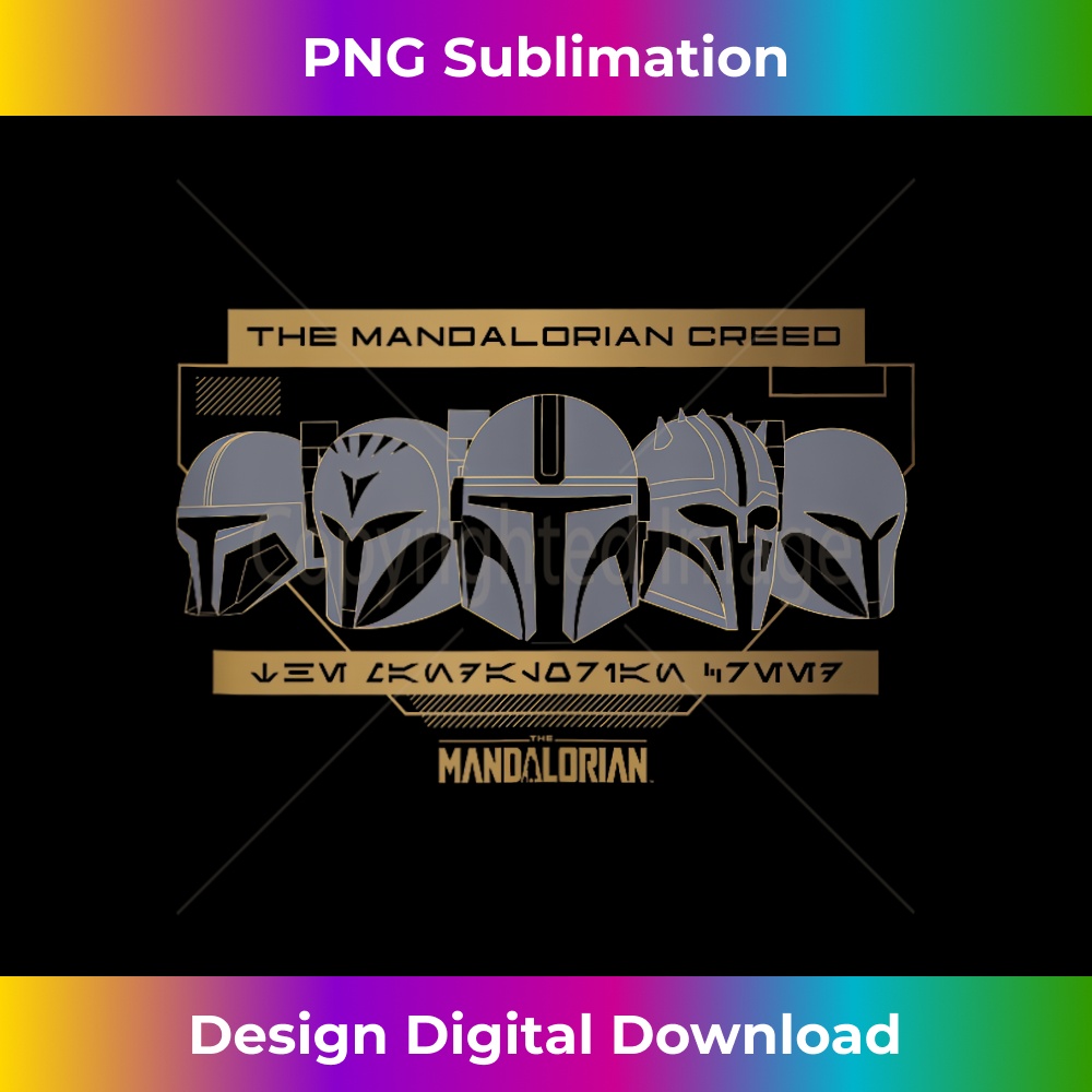 Star Wars The Mandalorian Helmets Of The Creed Logo Tank Top | Inspire ...