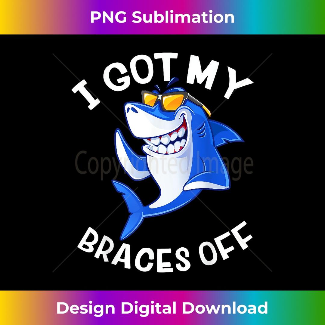 I Got My Braces Off Cute Shark Smiling Dental Braces Teeth - | Inspire ...