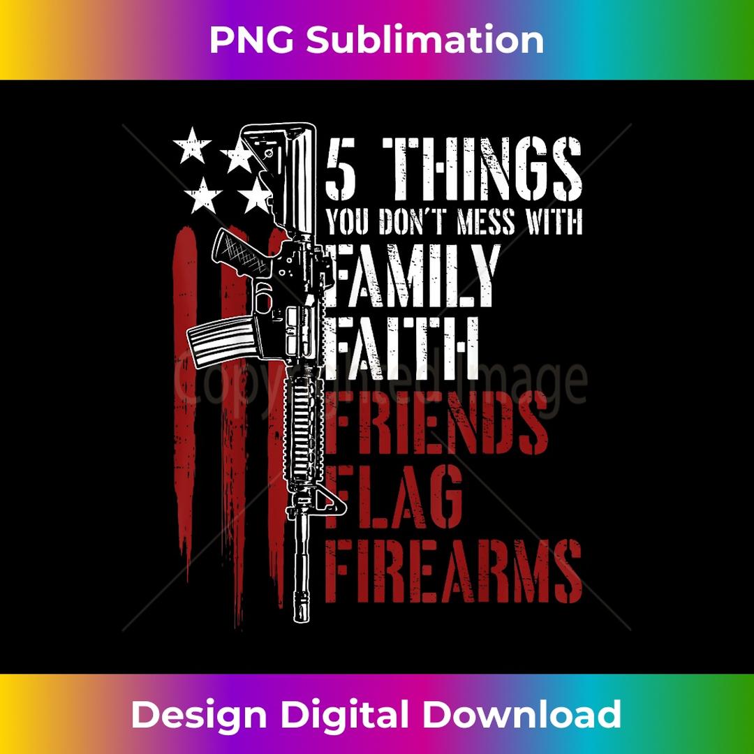 Faith Family Friends Firearms Gun Rights AR-15 American Flag | Inspire ...
