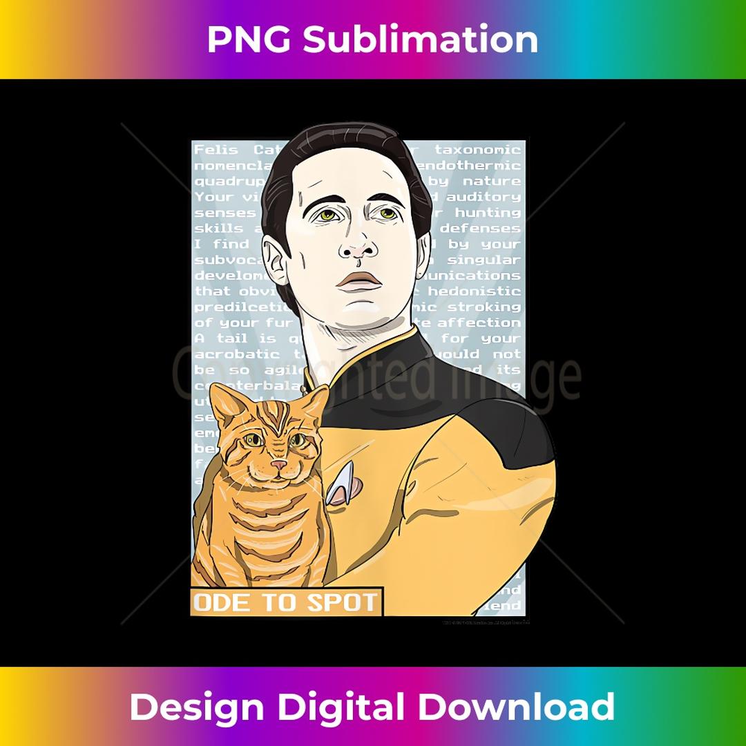Star Trek The Next Generation Data Ode To Spot Portrait Tank | Inspire ...