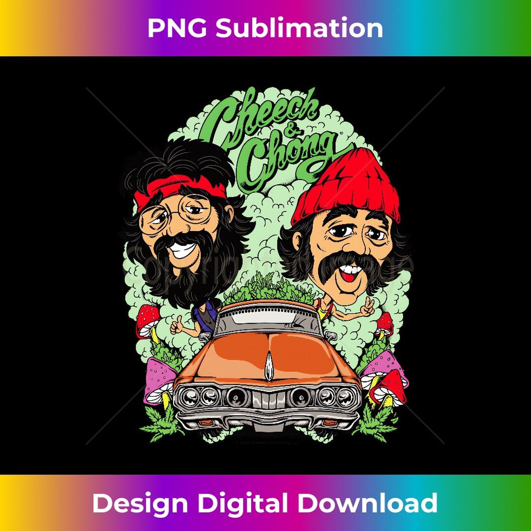 Cheech & Chong Driving Having A Trip Cartoon Style - Aesthet | Inspire ...