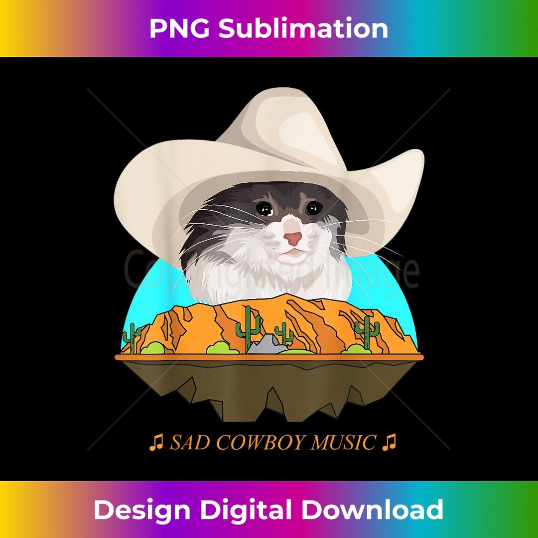 Sad Cat Wearing a Cowboy Hat Crying Meme - Unique Sublimatio | Inspire ...