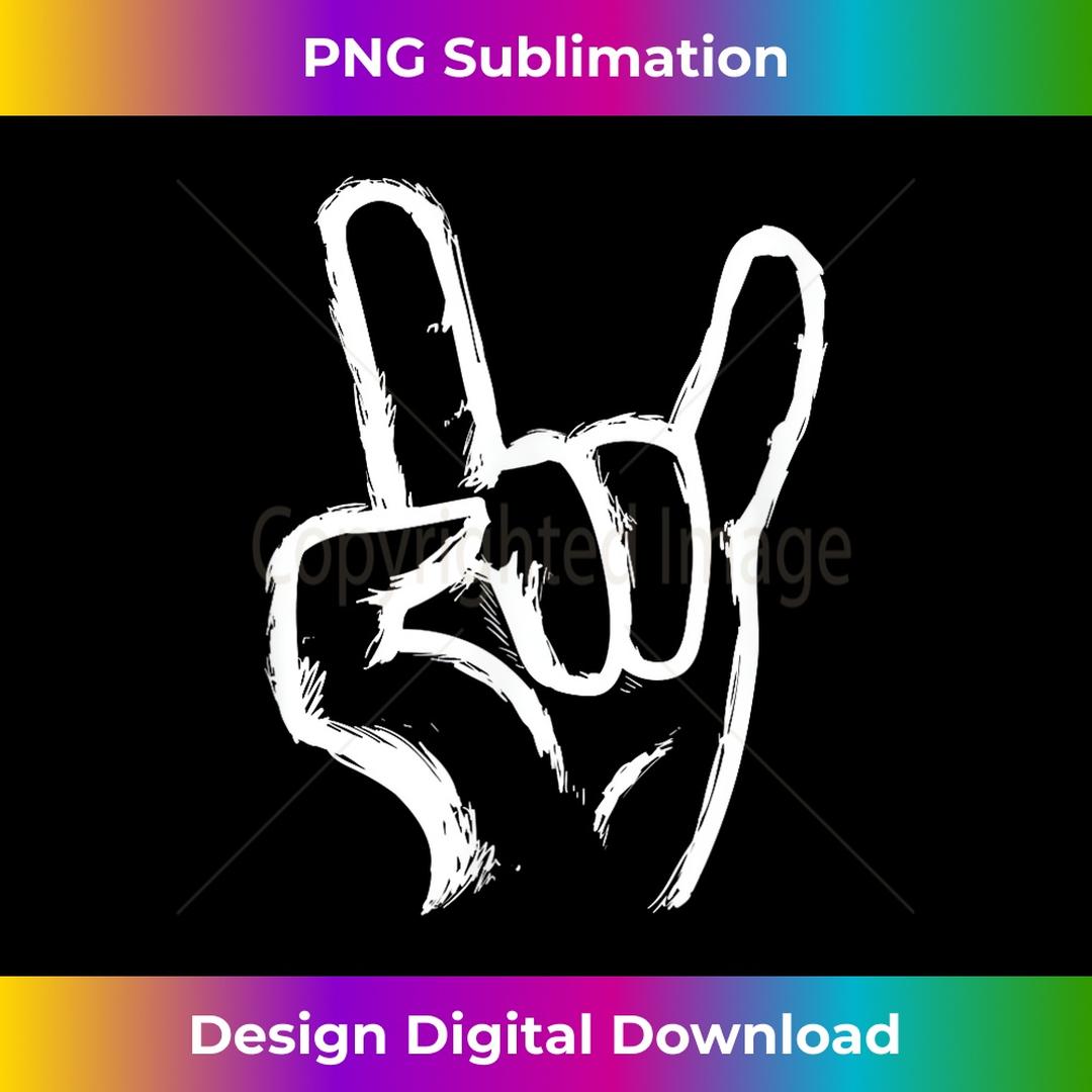 Rock On Hand Sign Symbol Gesture Rock Lover 1 - Digital Subl | Inspire ...
