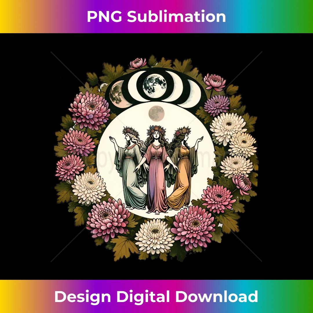 Moon Phases Triple Moon Goddess Symbol Goddesses 1 - Vintage | Inspire ...
