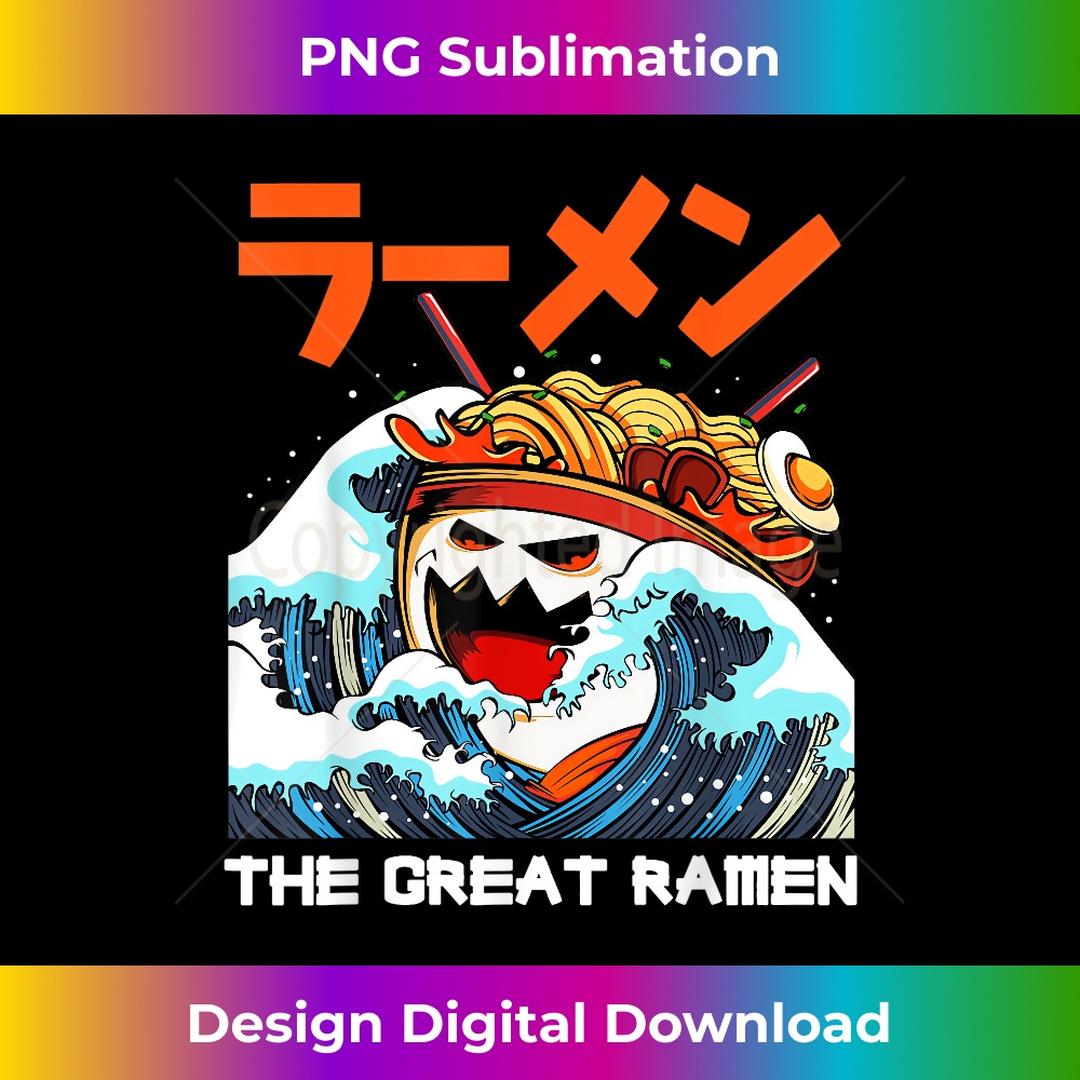 The Great Ramen Wave Off Kanagawa Monster Japanese 90s Retro | Inspire ...