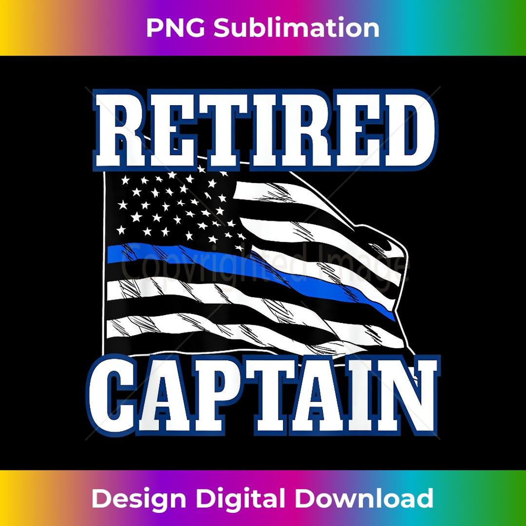 Retired Captain Police Officer Retirement 2 - Vintage Sublim | Inspire ...