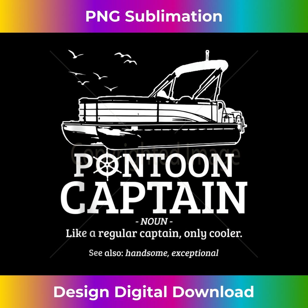 Pontoon Captain Definition Funny Pontoon Boat Boating 1 - Un - Inspire ...