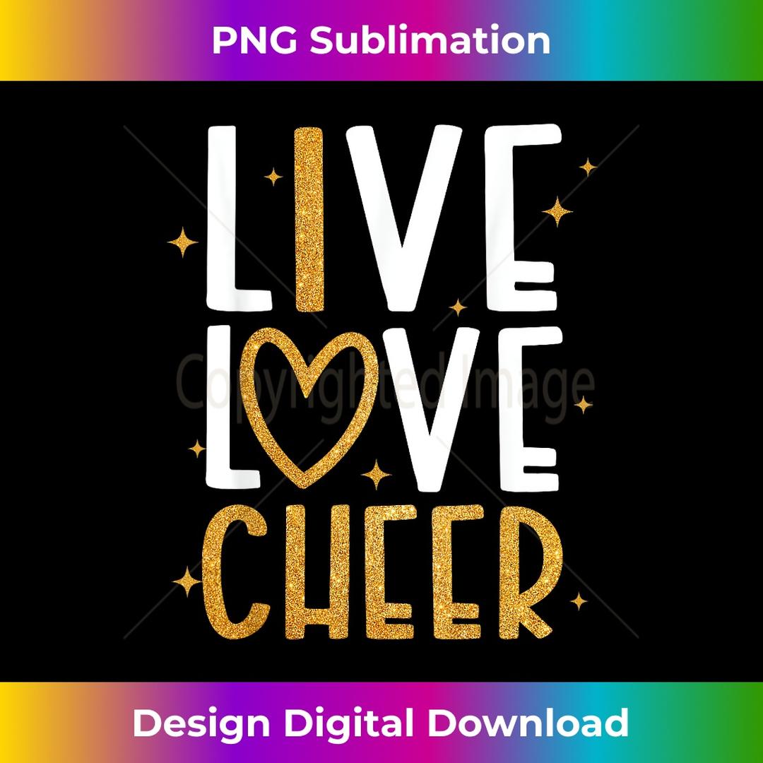 Live Love Cheer Girl Cheerleading Cheerleader Girls - Decora - Inspire ...