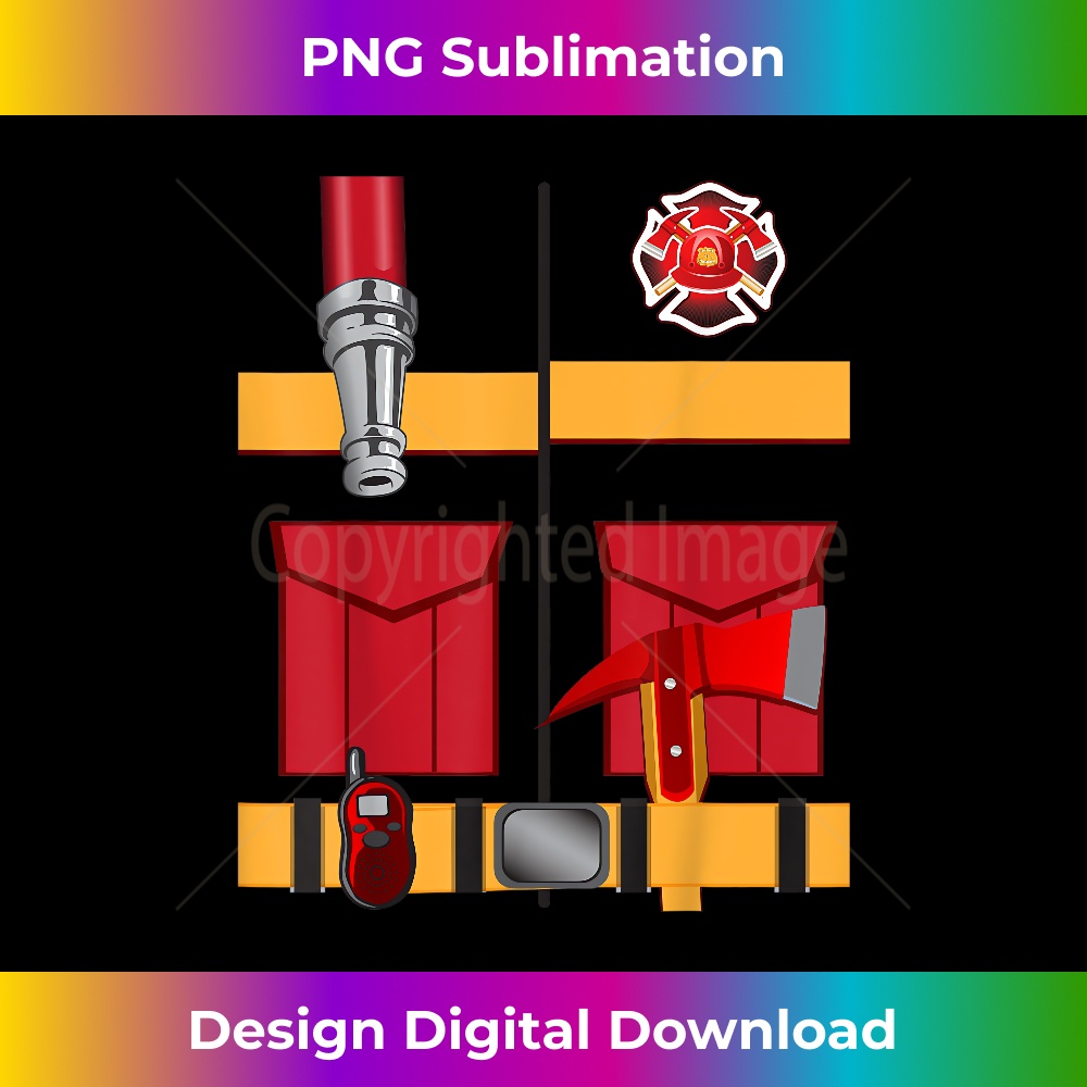 Fireman Uniform Firefighter Costume Halloween DIY - Instant | Inspire ...