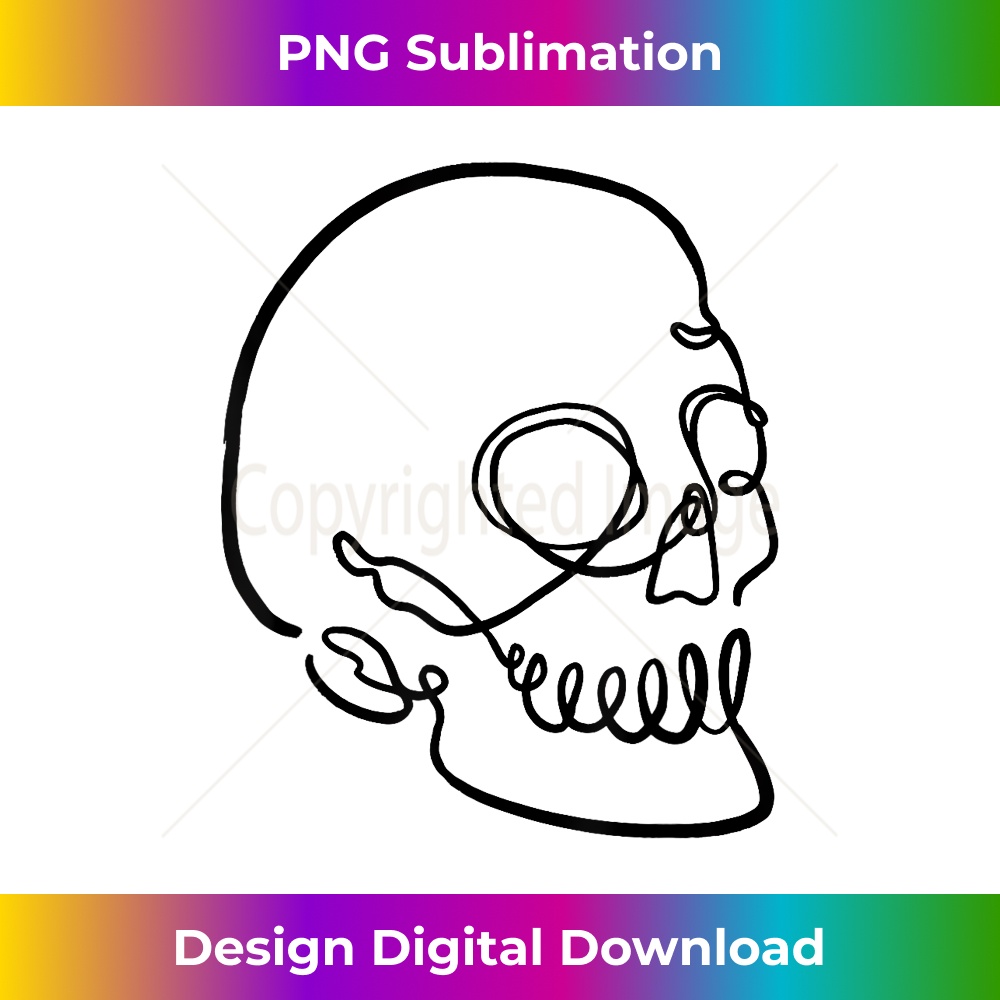 Line Art Skull Skeleton Creepy Scary 1 - Special Edition Sub | Inspire ...