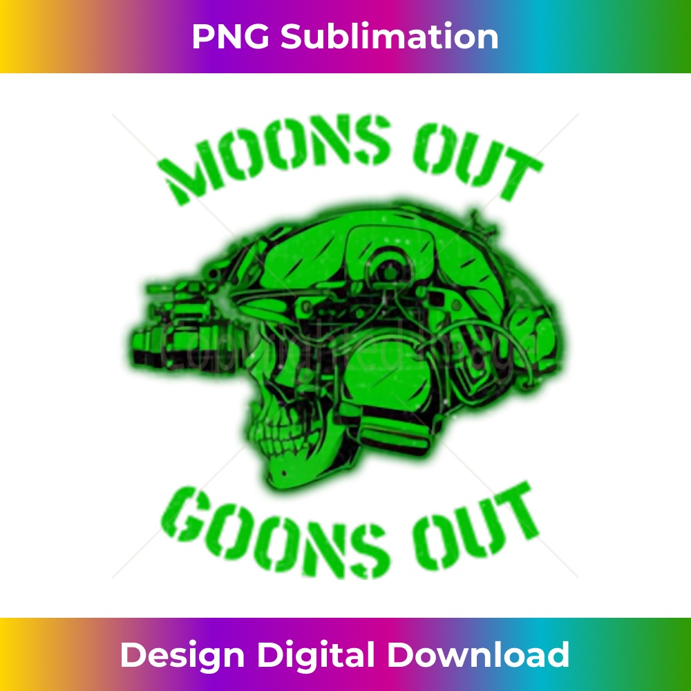 MOON'S OUT GOONS OUT Skull Helmet NVGs Military Men's 1 - PN | Inspire ...