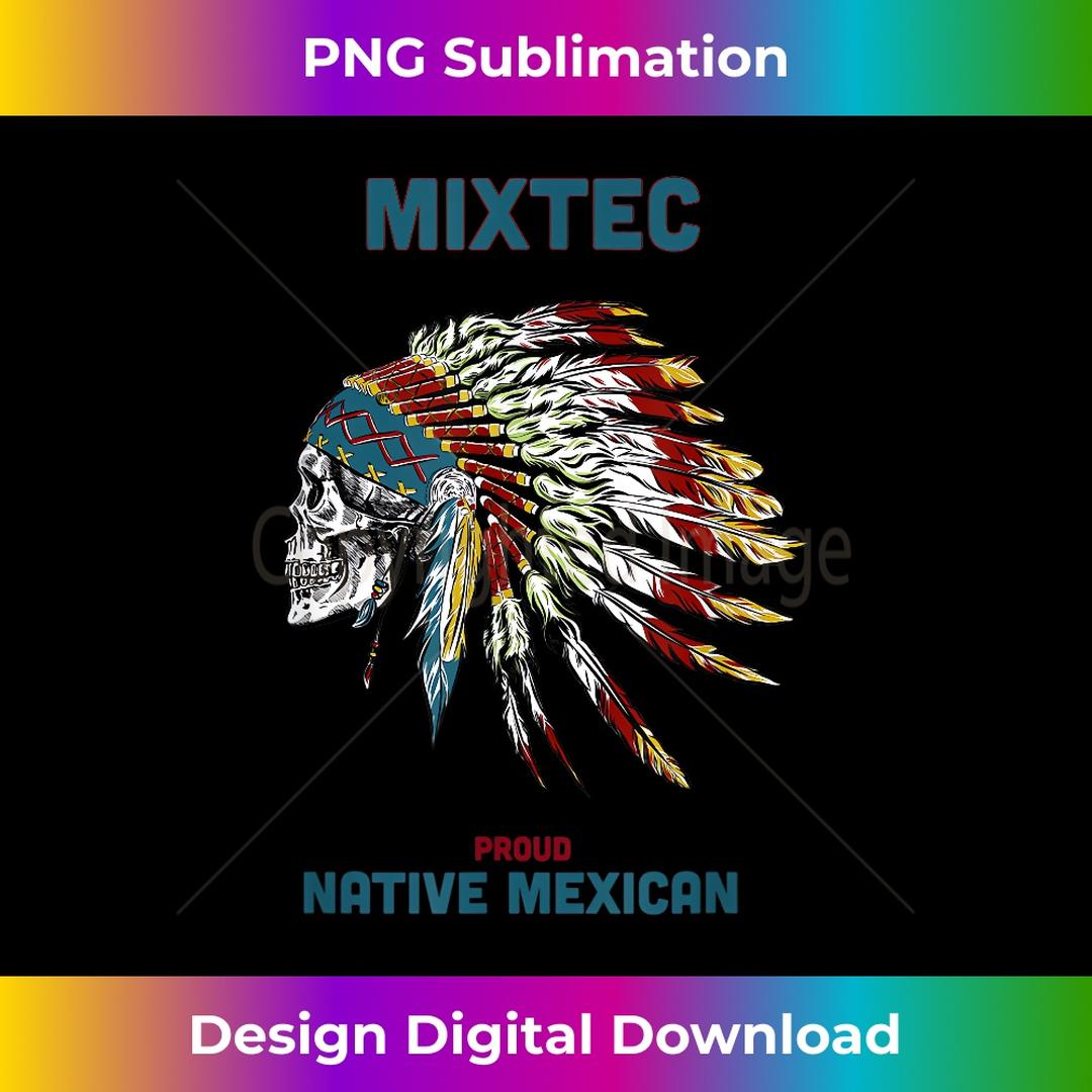 Mixtec Tribe Native Mexican Indian Proud RetroSkull 1 - Arti | Inspire ...