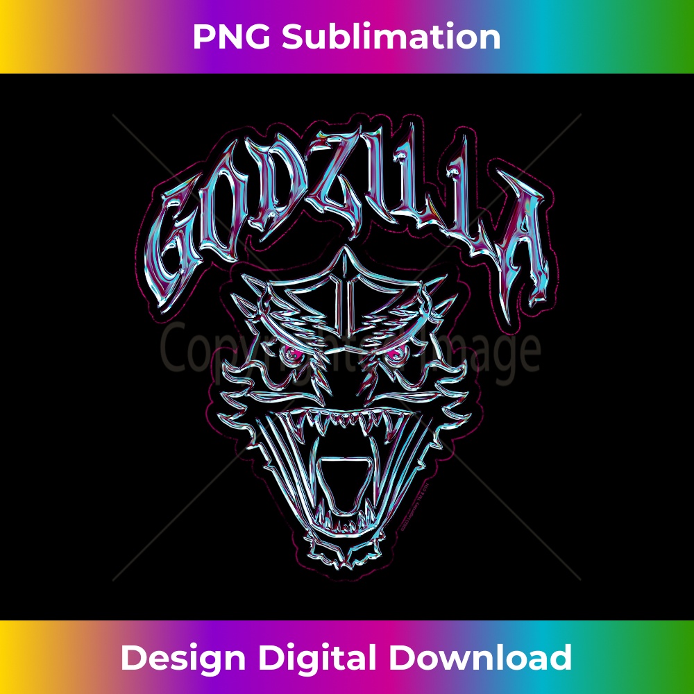 Godzilla X Kong The New Empire Metal Chrome Godzilla Head Lo | Inspire ...