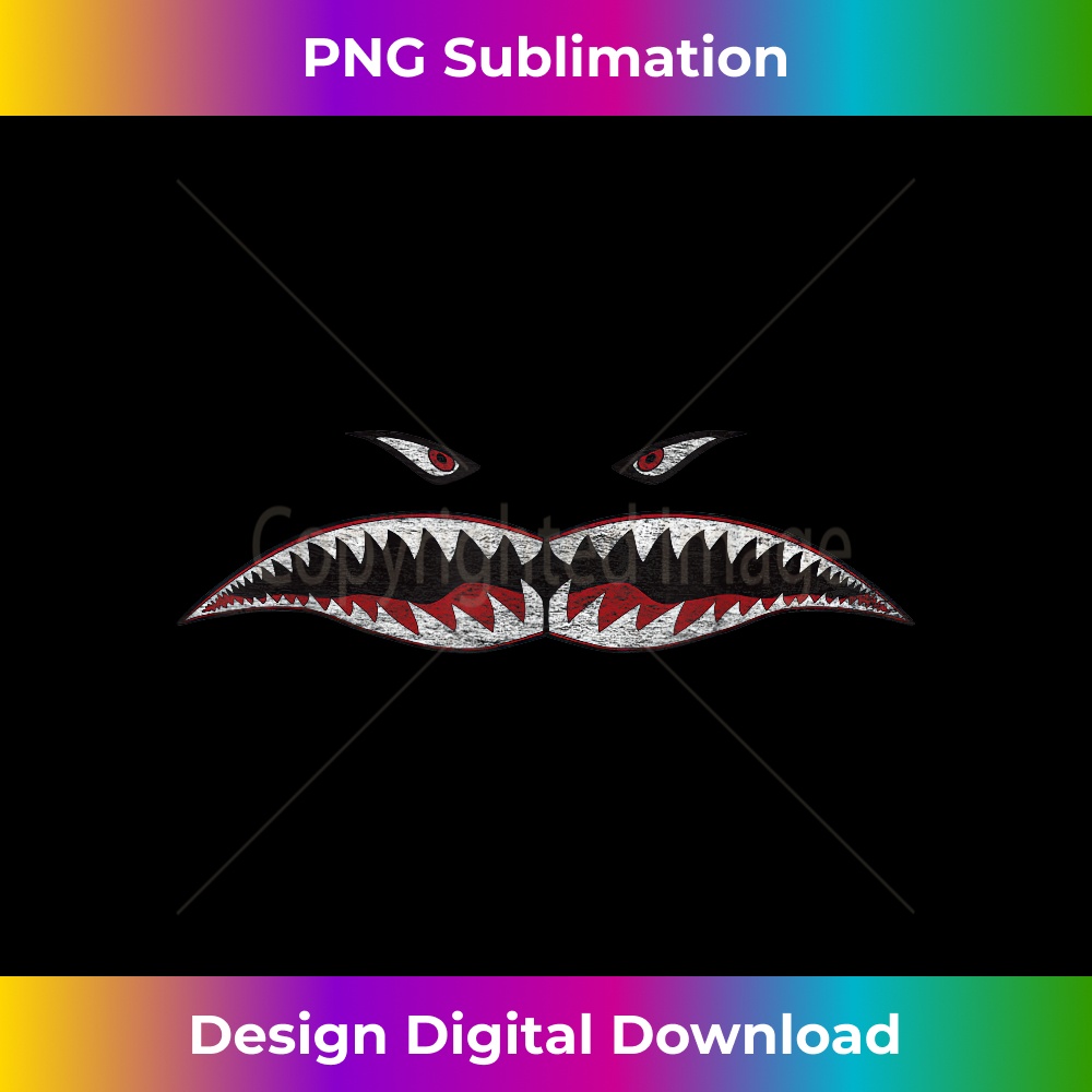 SHARK TEETH NOSE ART WARHAWK P-40 A-10 WARTHOG WAR PLANE - T - Inspire ...