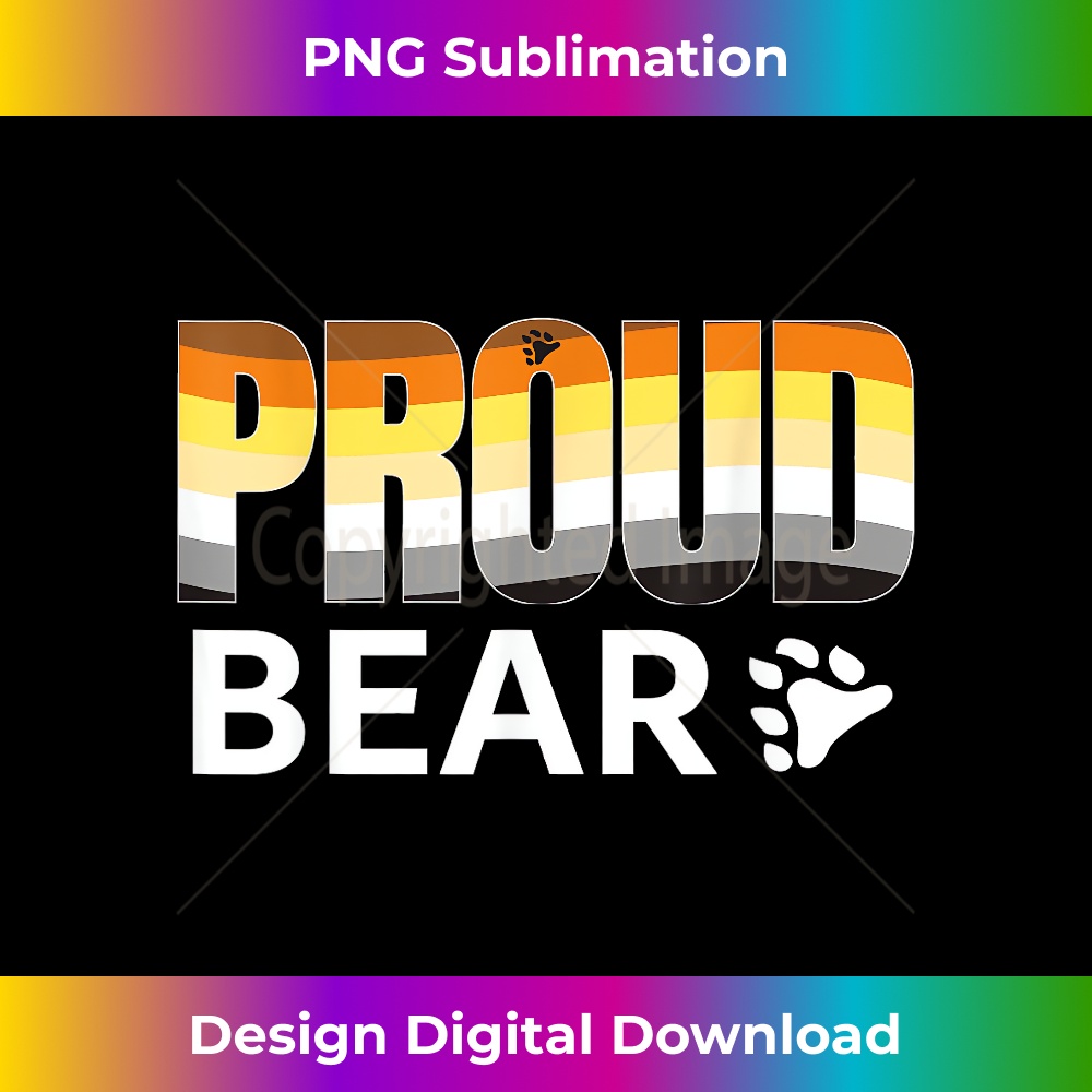 'Proud LGBT Bear' Shirt Hairy Gay Men LGBT Bear Pride Flag - | Inspire ...