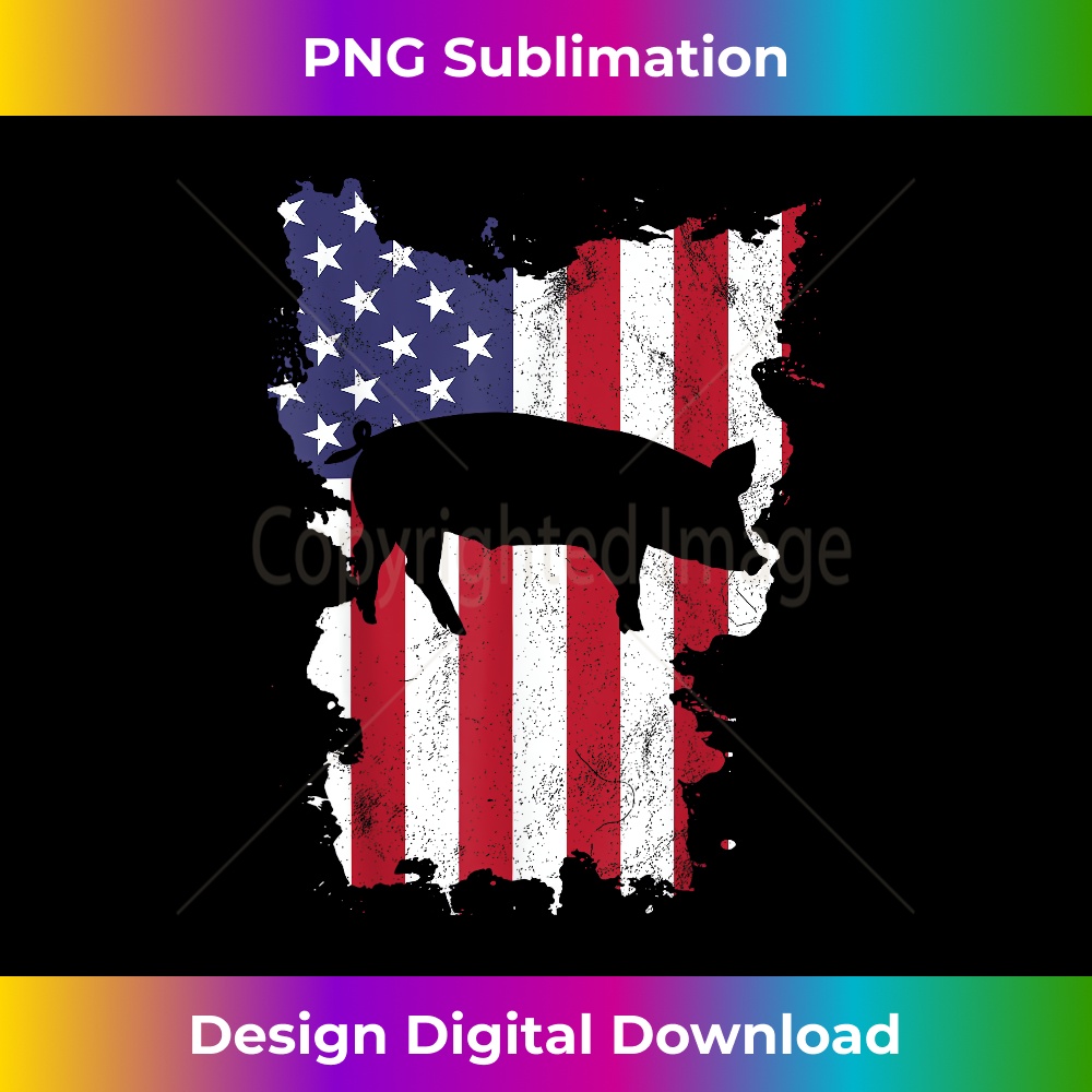 Pig Farm 4th Of July USA Flag US America Vintage - Creative | Inspire ...