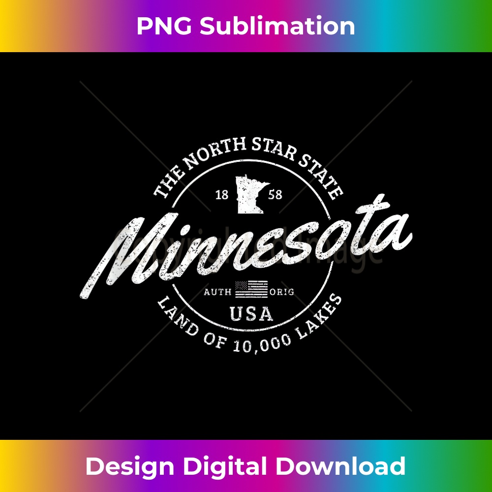 Minnesota North Star State Souvenir 10000 Lakes Gift Tank To | Inspire ...