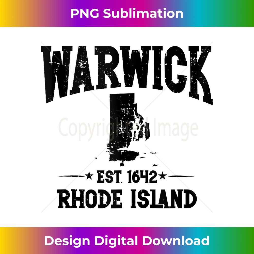 Warwick Rhode Island RI Retro Classic Throwback Sport Tank T | Inspire ...
