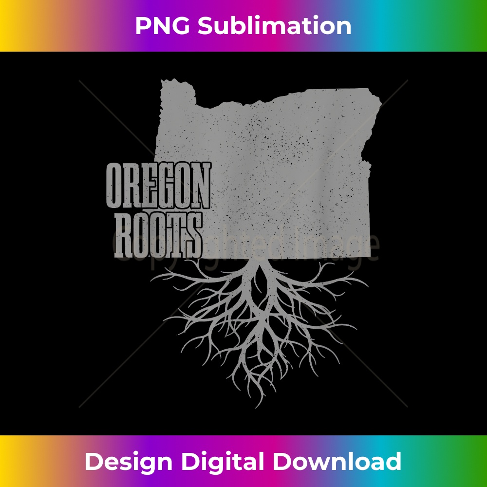 Oregon Roots Vintage USA Patriotic Pride State Map - Modern | Inspire ...