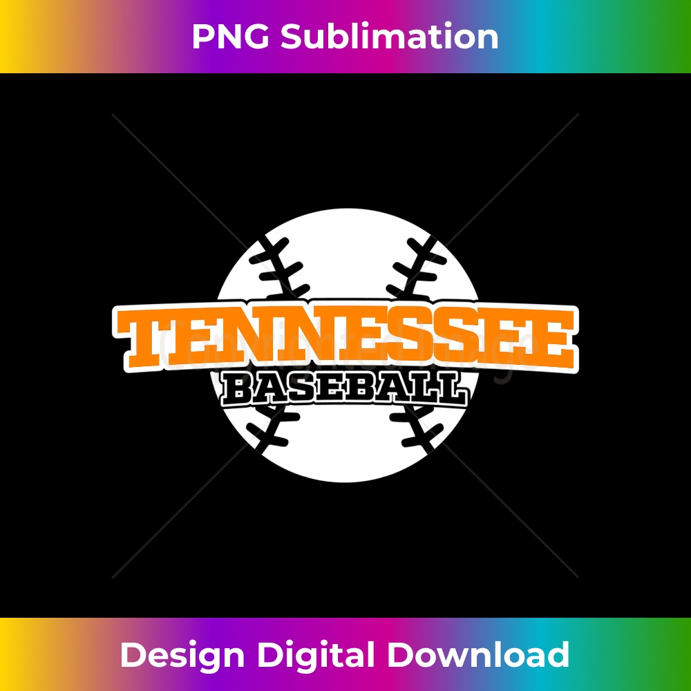 Tennessee Baseball Block Font Long Sleeve - Signature Sublim | Inspire ...