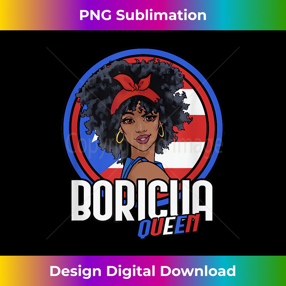 Puerto Rican Queen Puerto Rico Flag Colors Theme Party Afro | Inspire ...