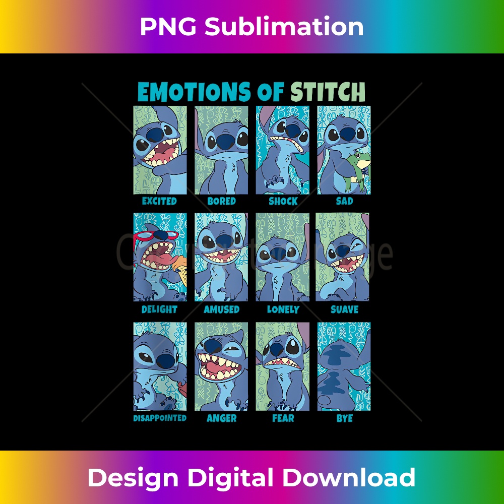 Disney Lilo & Stitch Emotions Of Stitch Box Up Panels Tank T | Inspire ...