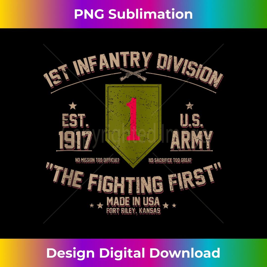 1st Infantry Division The Fighting First US Army Veteran Tan | Inspire ...