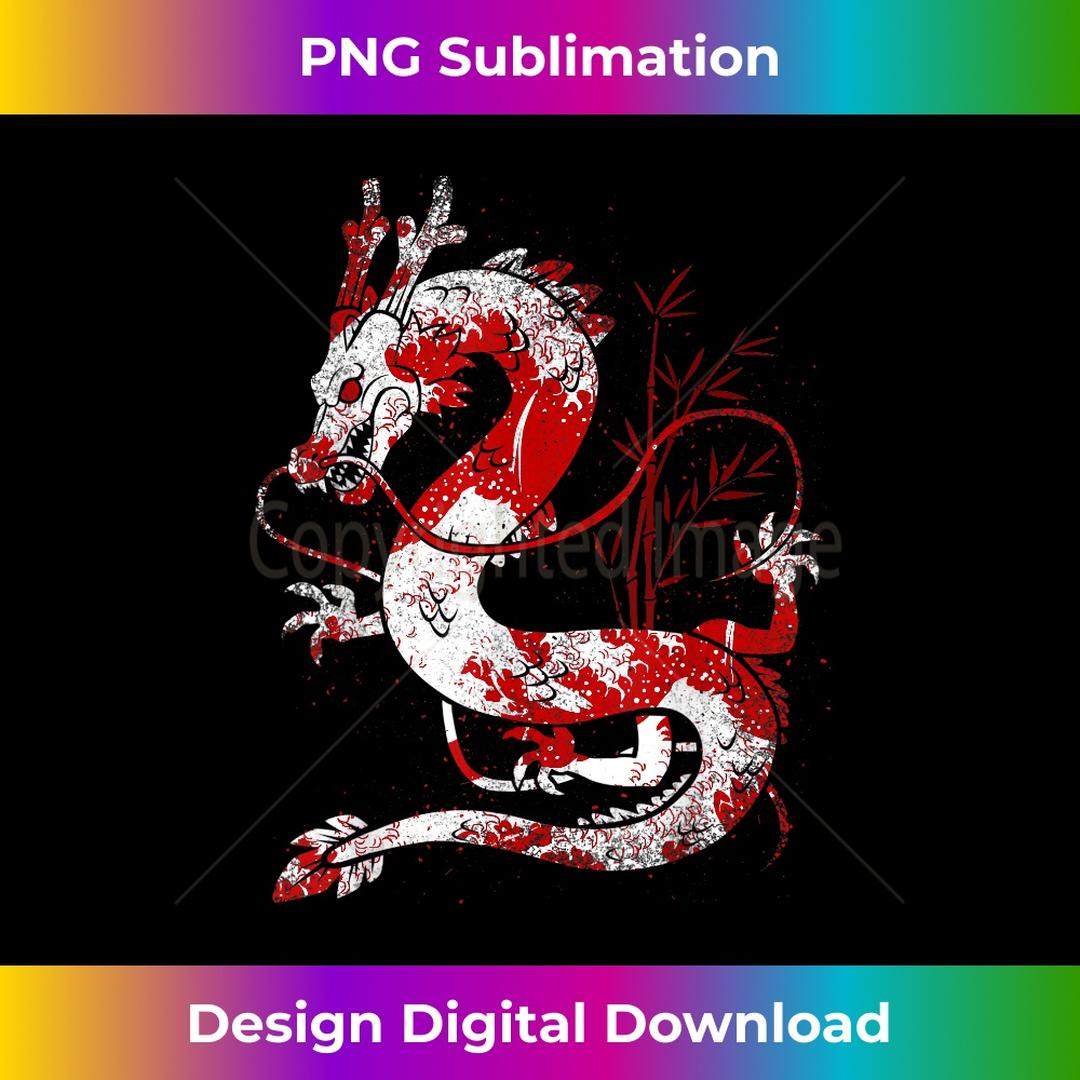 Red Dragon wave 1 - Elegant Sublimation PNG Download | Inspire Uplift