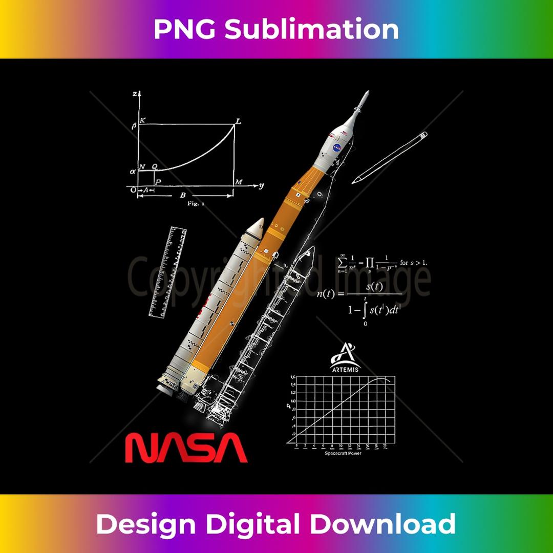 NASA Artemis Mission SLS chalk drawing Worm Logo 1 - Exclusi | Inspire ...