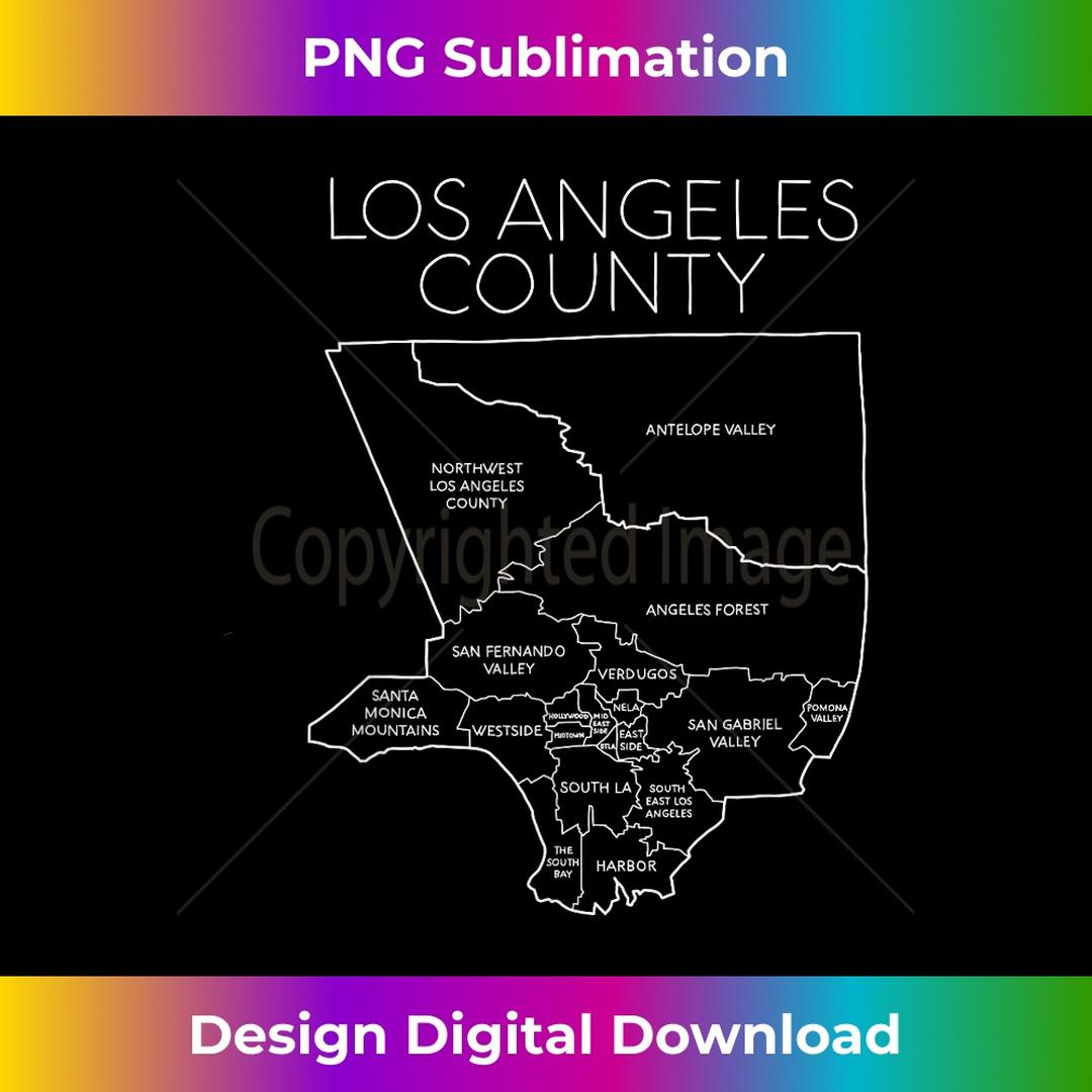 Los Angeles Map California LA Neighborhoods Urban Planning 1 | Inspire ...