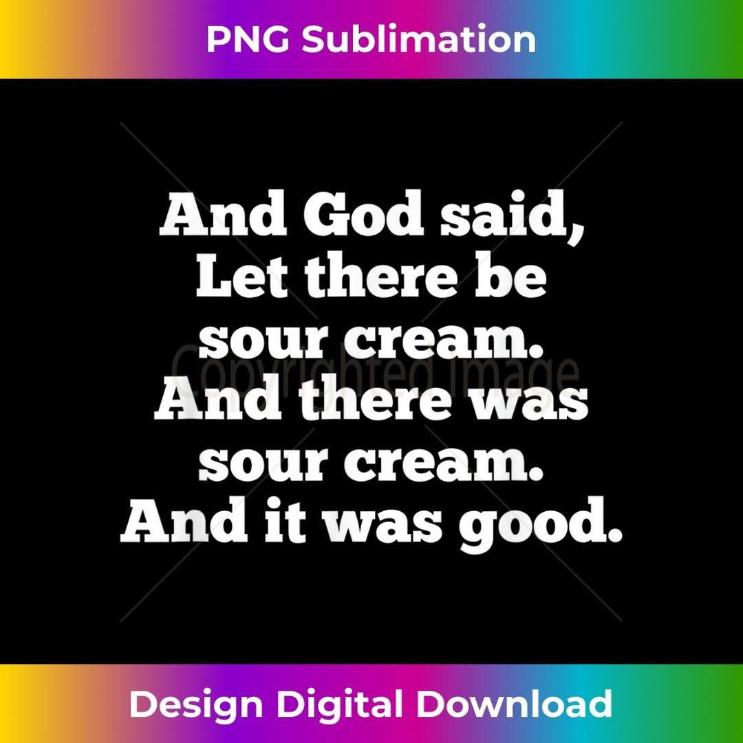 Funny Sour Cream - Retro PNG Sublimation Digital Download | Inspire Uplift