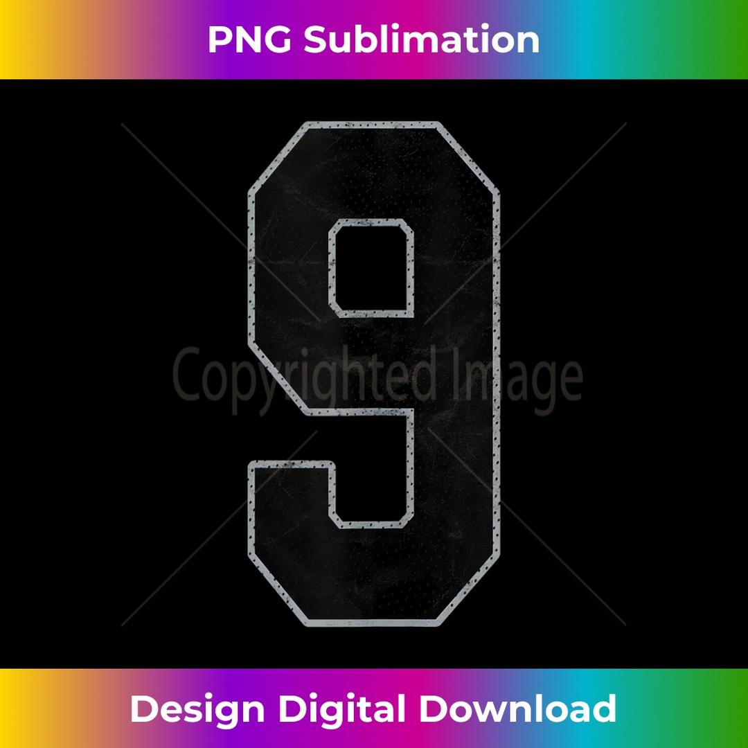 Number 9 Numbered Uniform Sports Team Jersey 9th Birthday 1 | Inspire ...